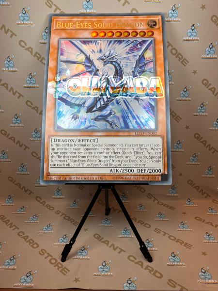 www.Giant-Card.com - Blue Eyes Solid Dragon Giant Card Yu-Gi-Oh!
