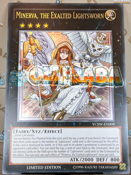 www.Giant-Card.com - Minerva, The Exalted Lightsworn Giant Card Yu-Gi-oh!